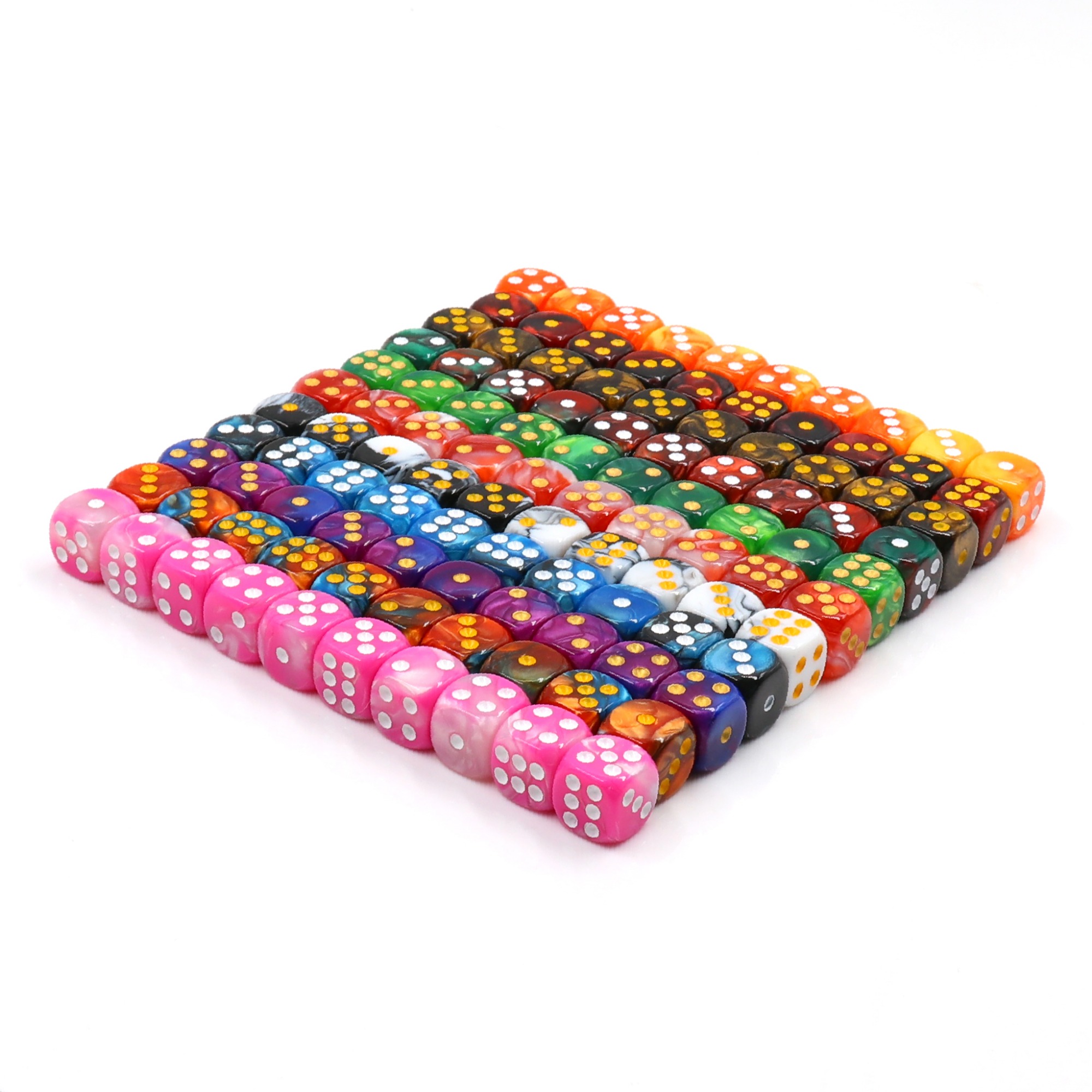 Blend Color Loose Pip Dice(12mm),Loose Pip Dice