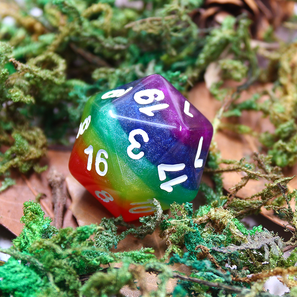 Rainbow,D20 Dice