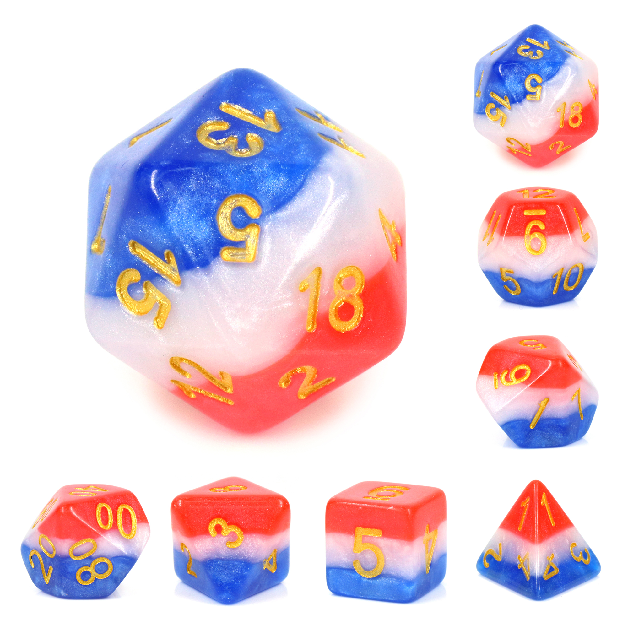 3 Layer Multicolor Dice