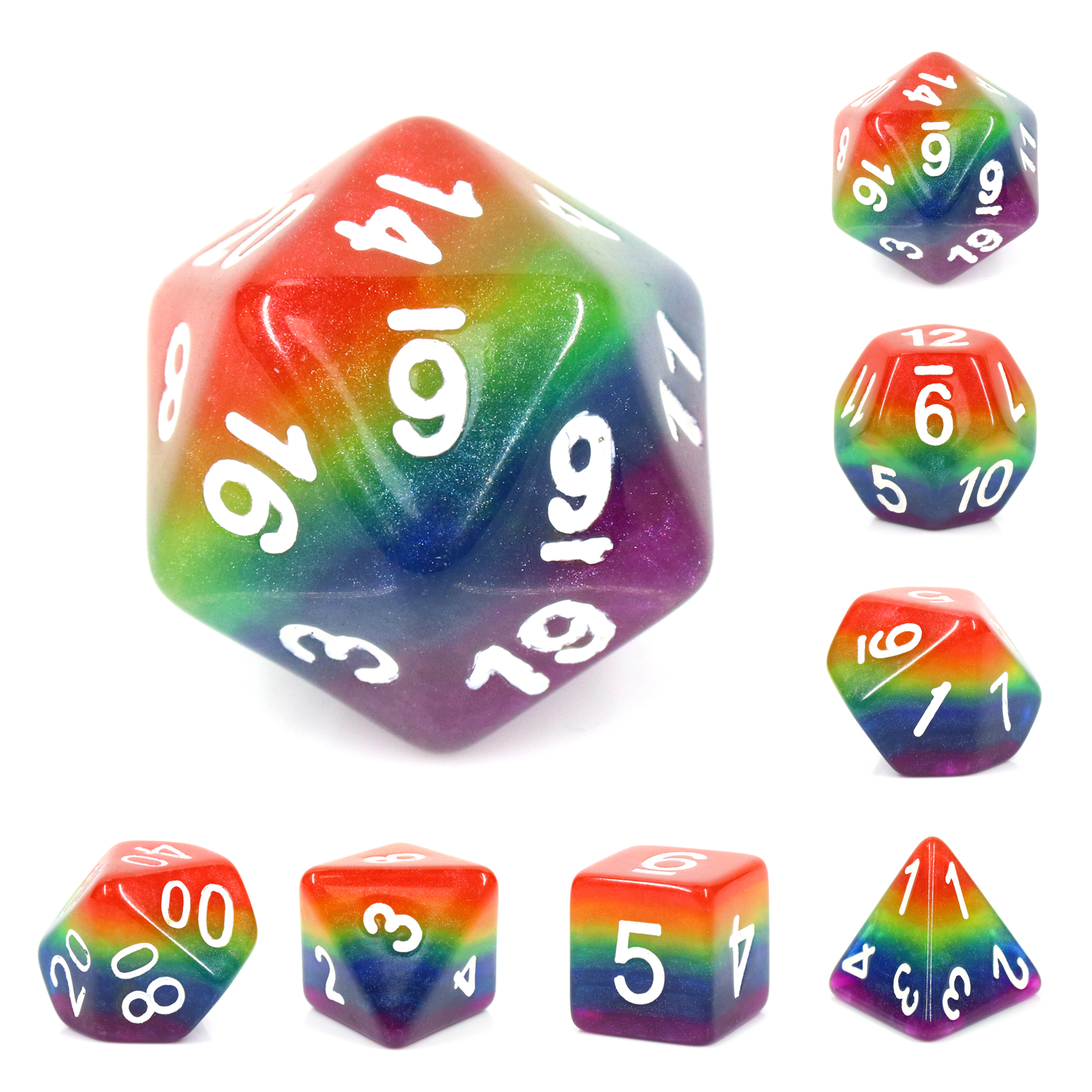 Rainbow Dice,Layer Dice Set
