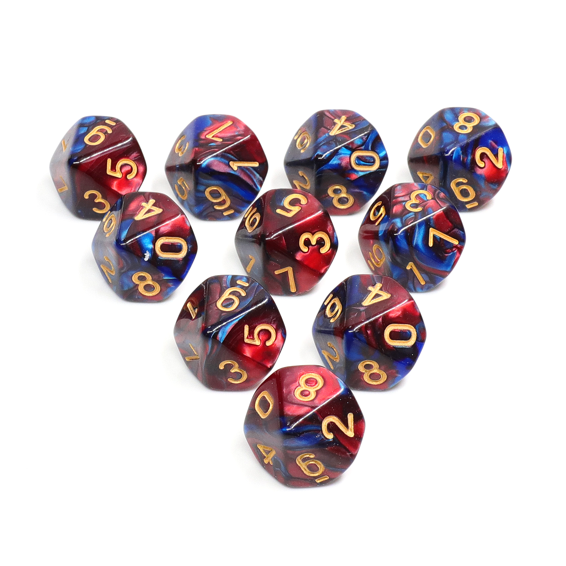(Red+Blue) Blend-D10 sets,d10 sets